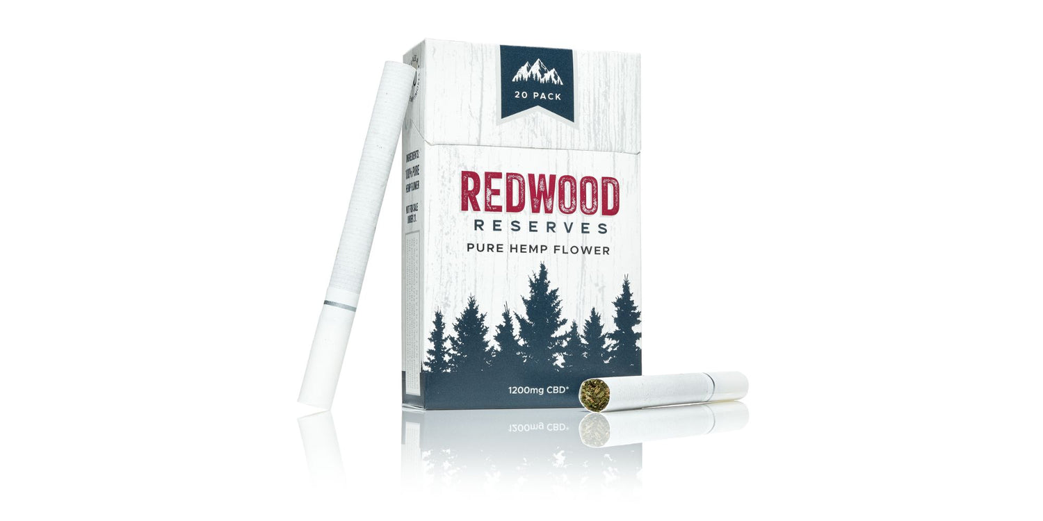 All-Natural Menthol Hemp Cigarettes with Redwood Reserves